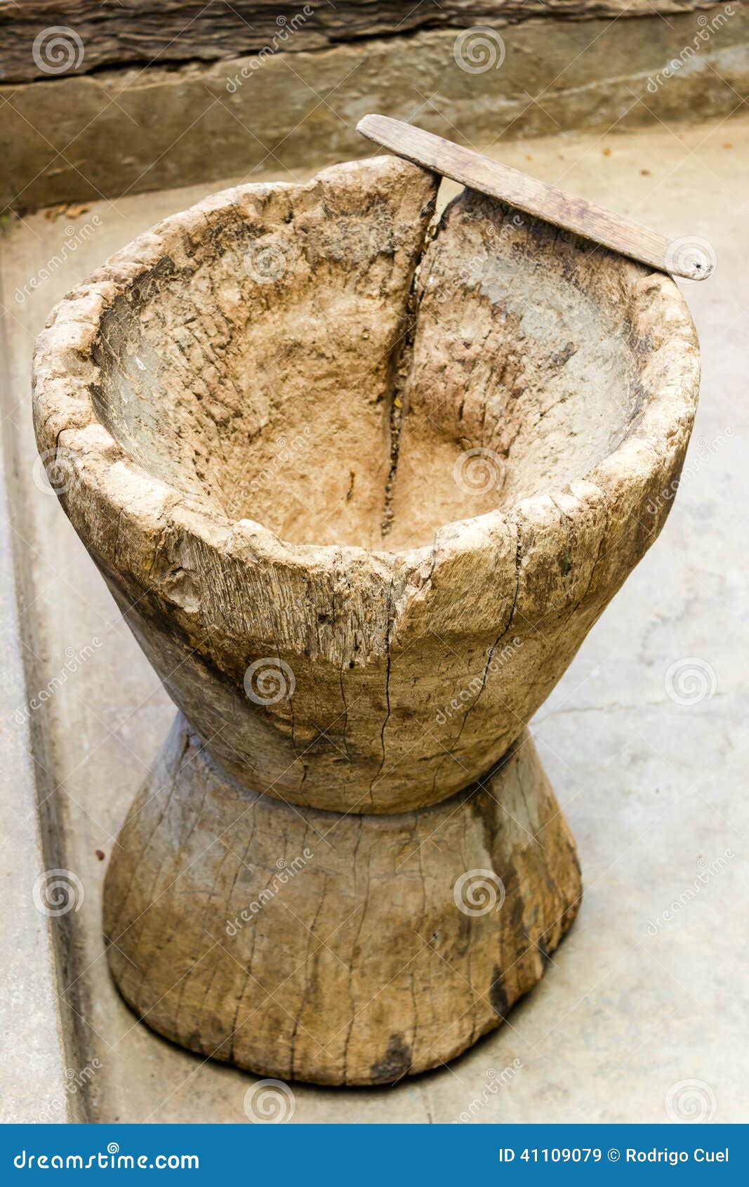 Old wood pestle stock image. Image of pestle, natural - 41109079