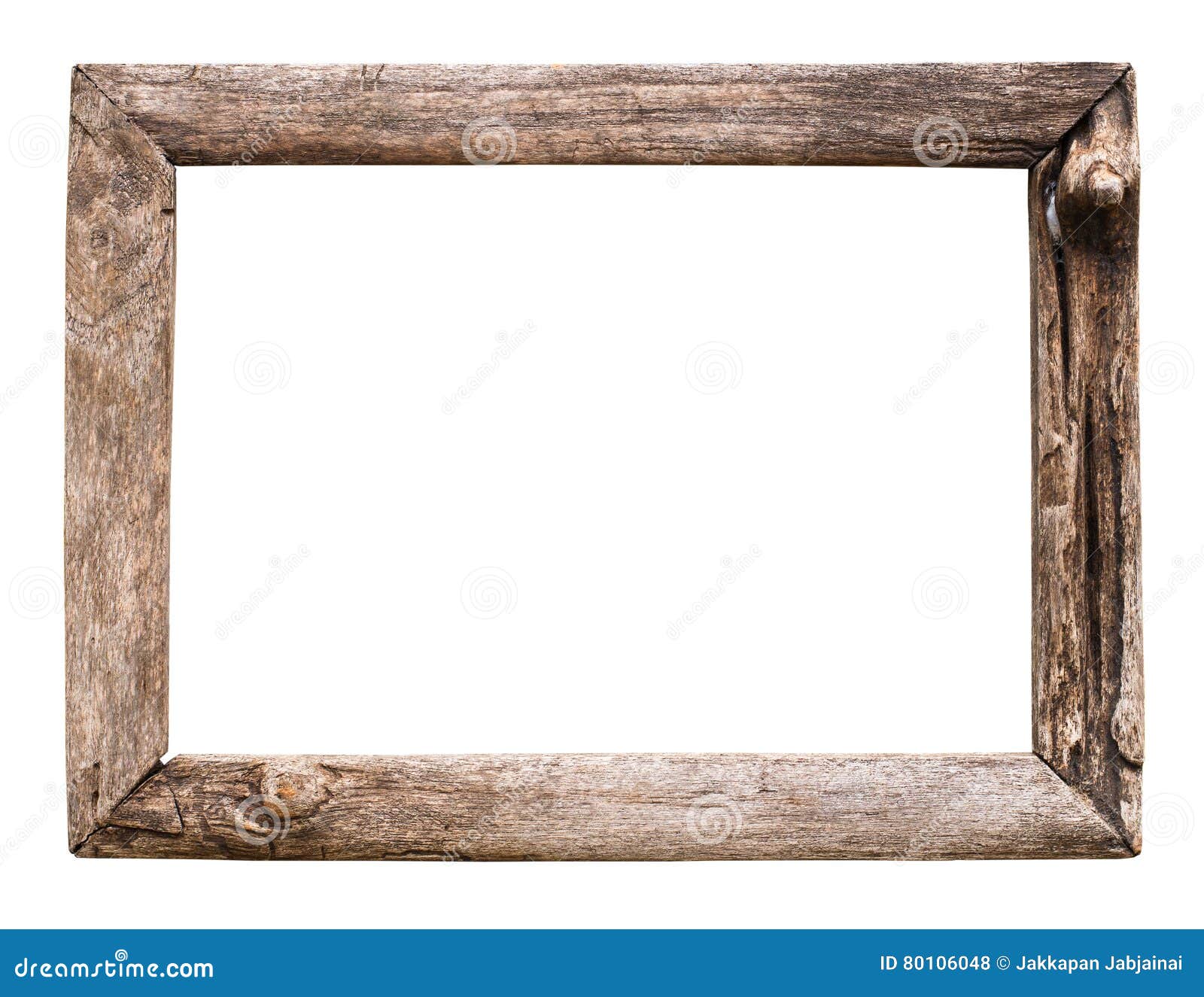 Old wood picture frame stock photo. Image of wood, brown - 80106048