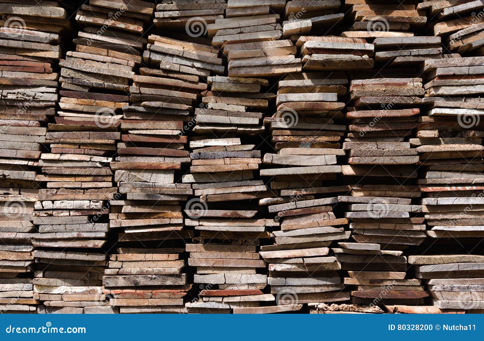 Old Wood Pile, Stack of Wood. Stock Photo - Image of timber, fence ...