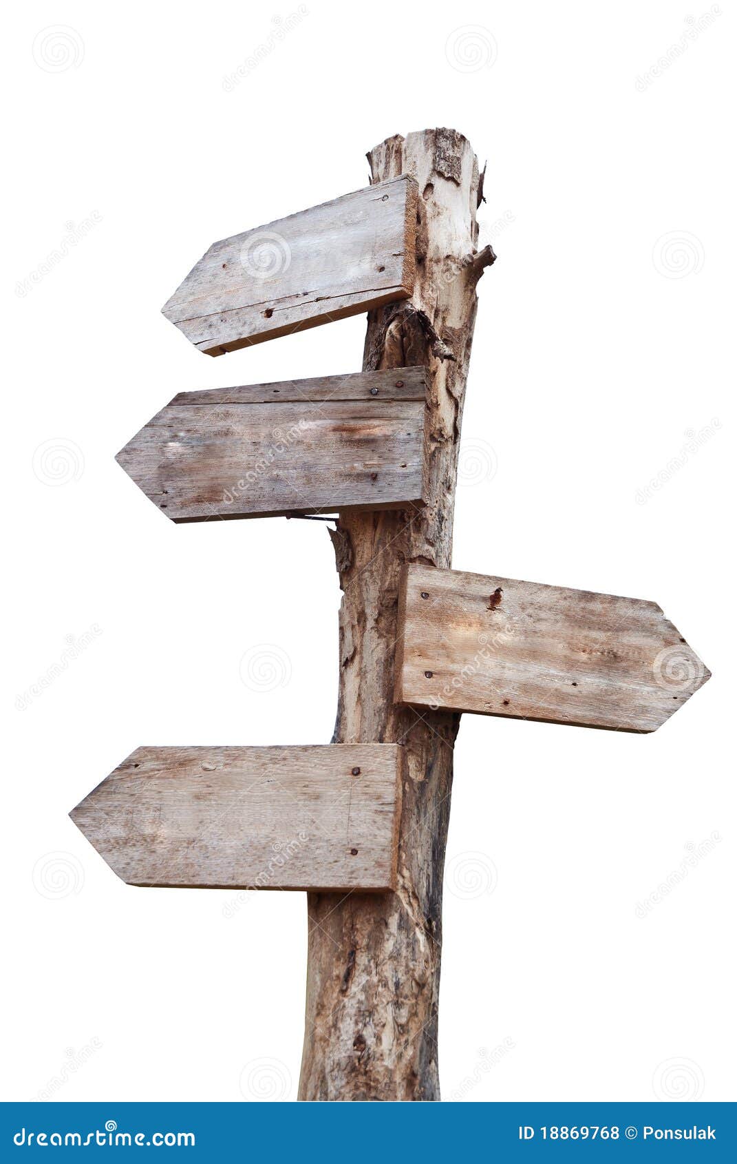 Old wood sign stock photo. Image of ancient, banner, arrow - 18869768