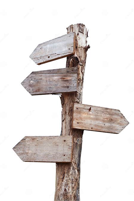 Old wood sign stock photo. Image of ancient, banner, arrow - 18869768