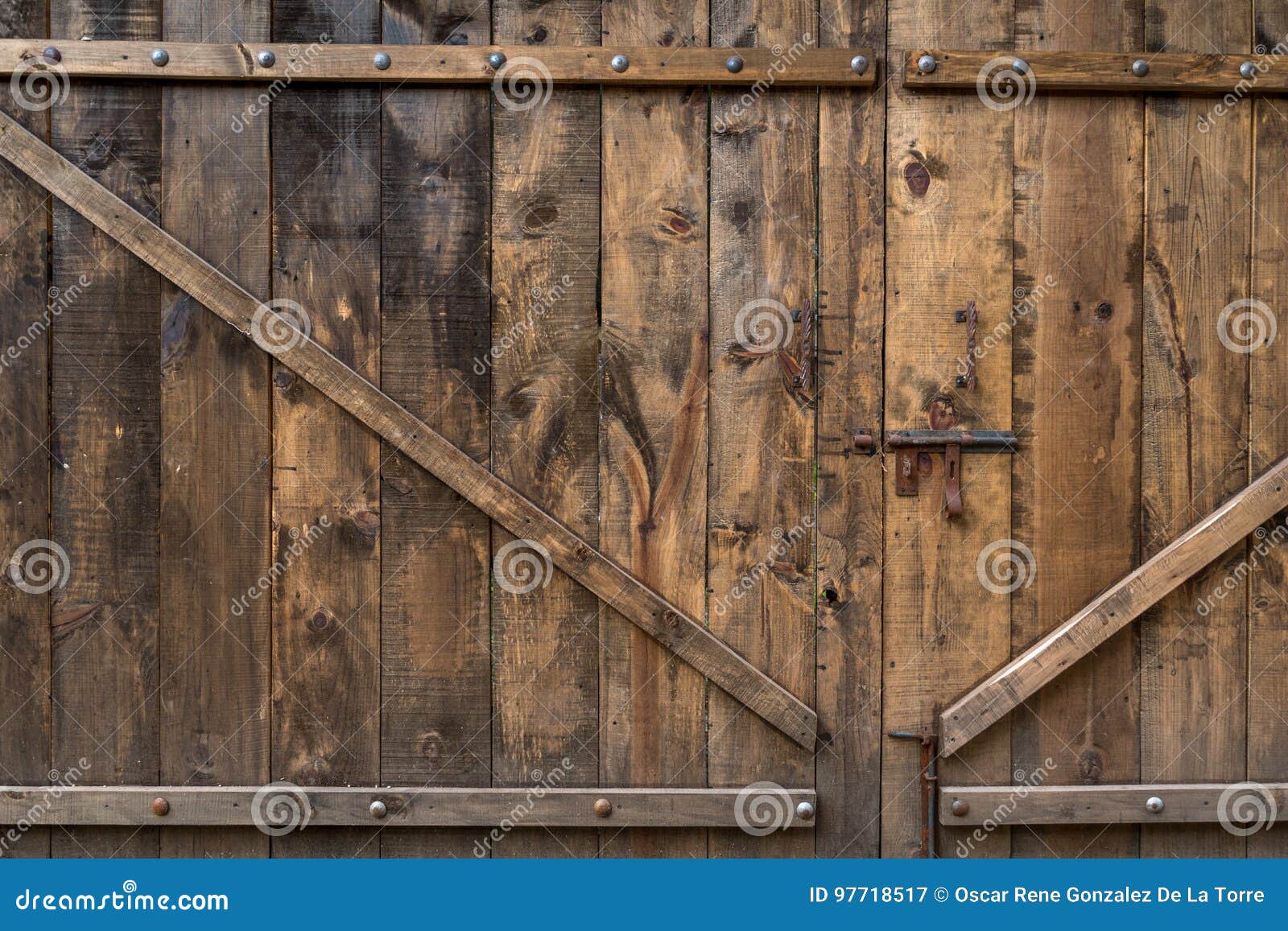 Old Wood Texture Door with Bolt Stock Image - Image of ancient, wood ...
