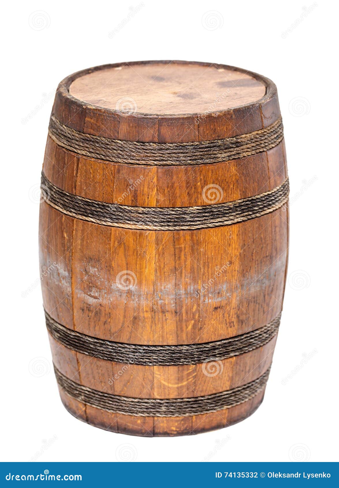 Old wooden barrel stock photo. Image of aging, barrel - 74135332