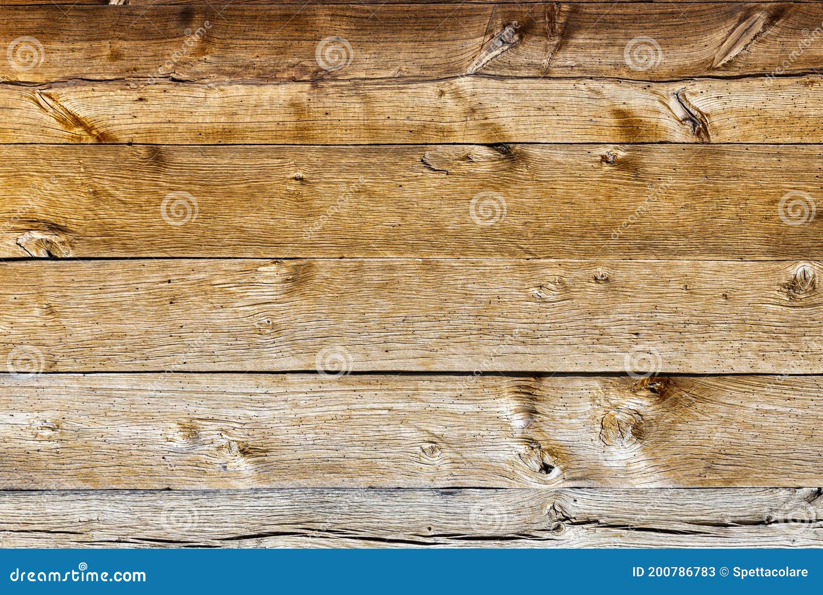 Old Wooden Beams Wall of Rustic House Stock Image - Image of house ...