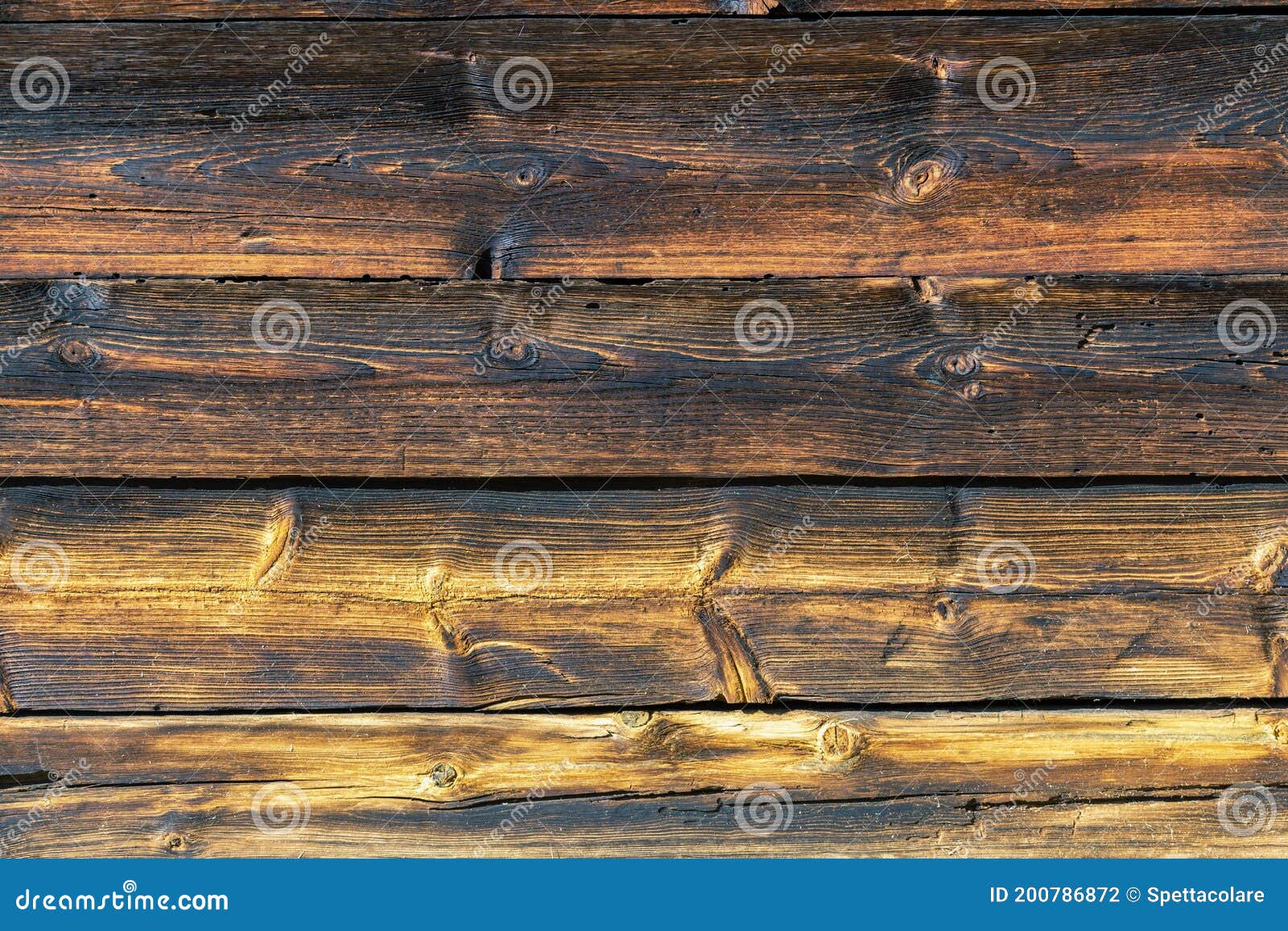 Old Wooden Beams Wall Rustic House Stock Photo - Image of home, design ...