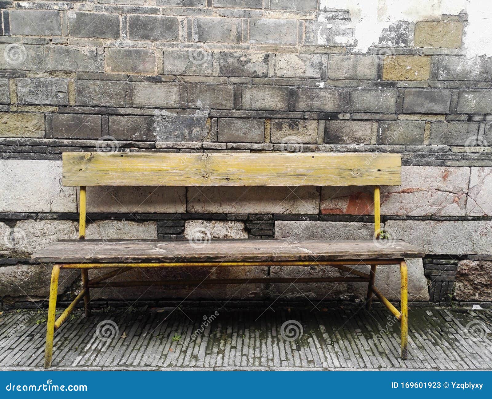 Old bench stock image. Image of seat, bench, wooden - 169601923