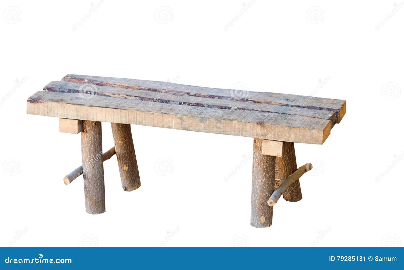Old wooden bench stock image. Image of ancient, path - 79285131