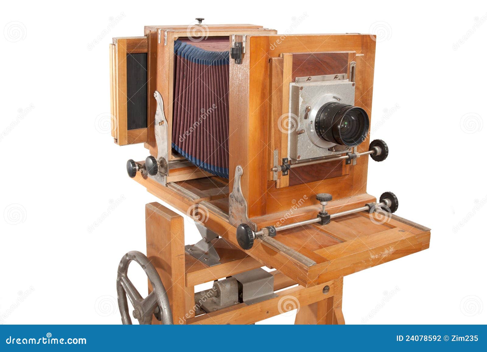 Old Wooden Big Format Camera Stock Photo - Image of format, oversized ...