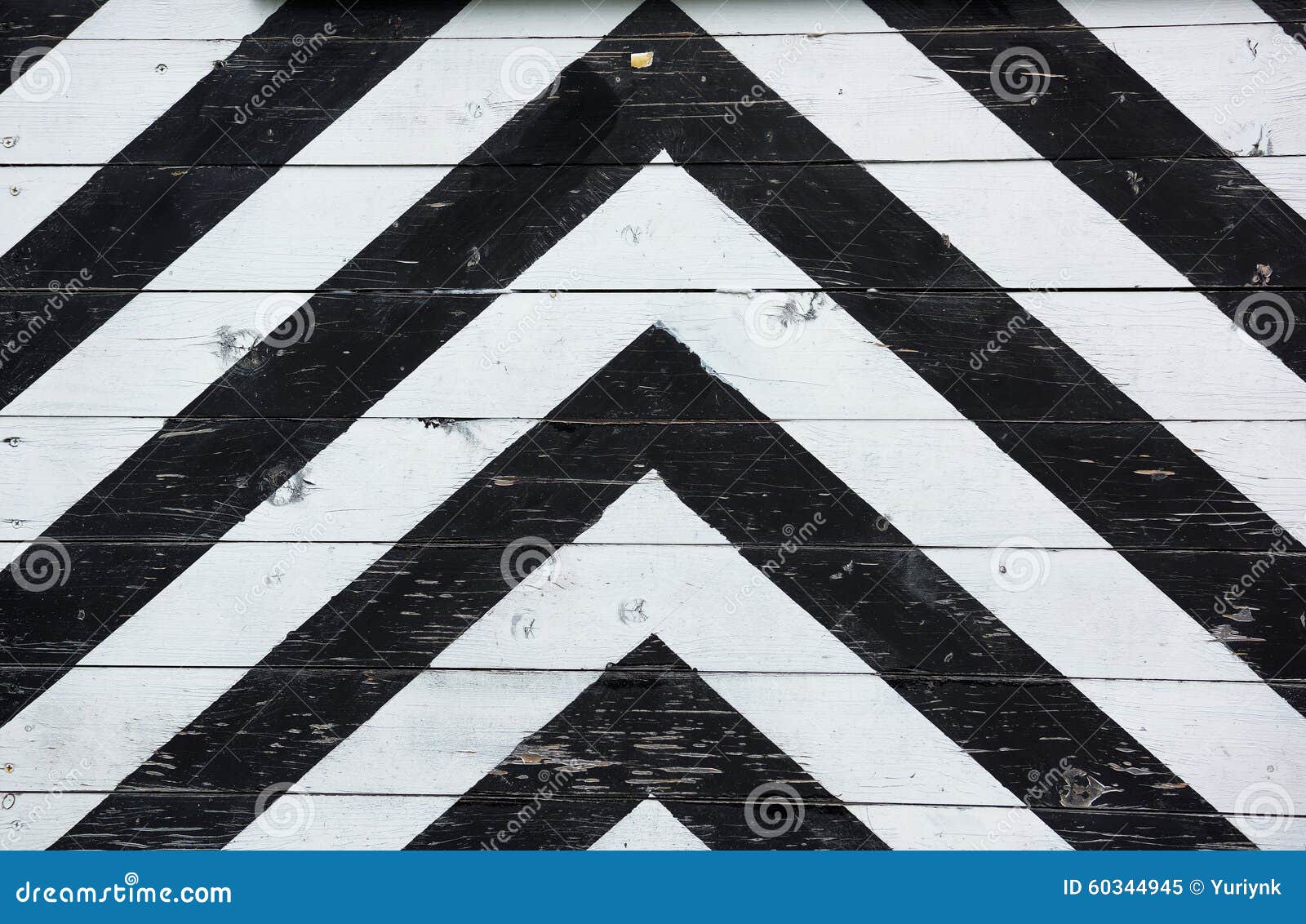 Old Wooden Black-white Striped Gate Stock Image - Image of decorative ...