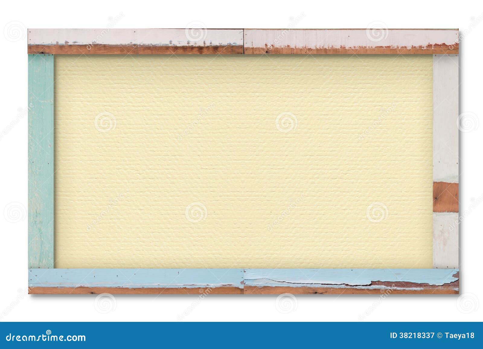Old Wooden Board with Canvas Stock Image - Image of material, billboard ...