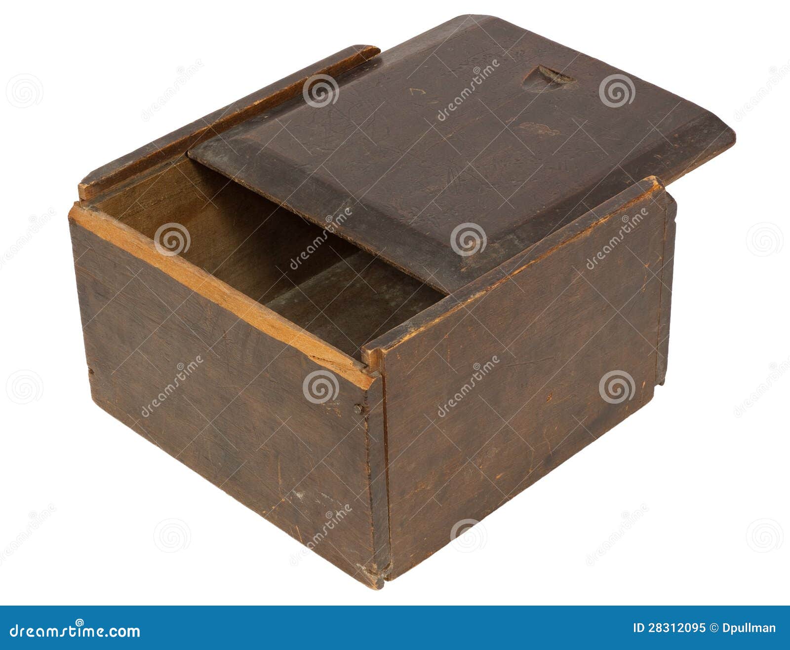 Old Wooden Box stock image. Image of battered, compartment - 28312095