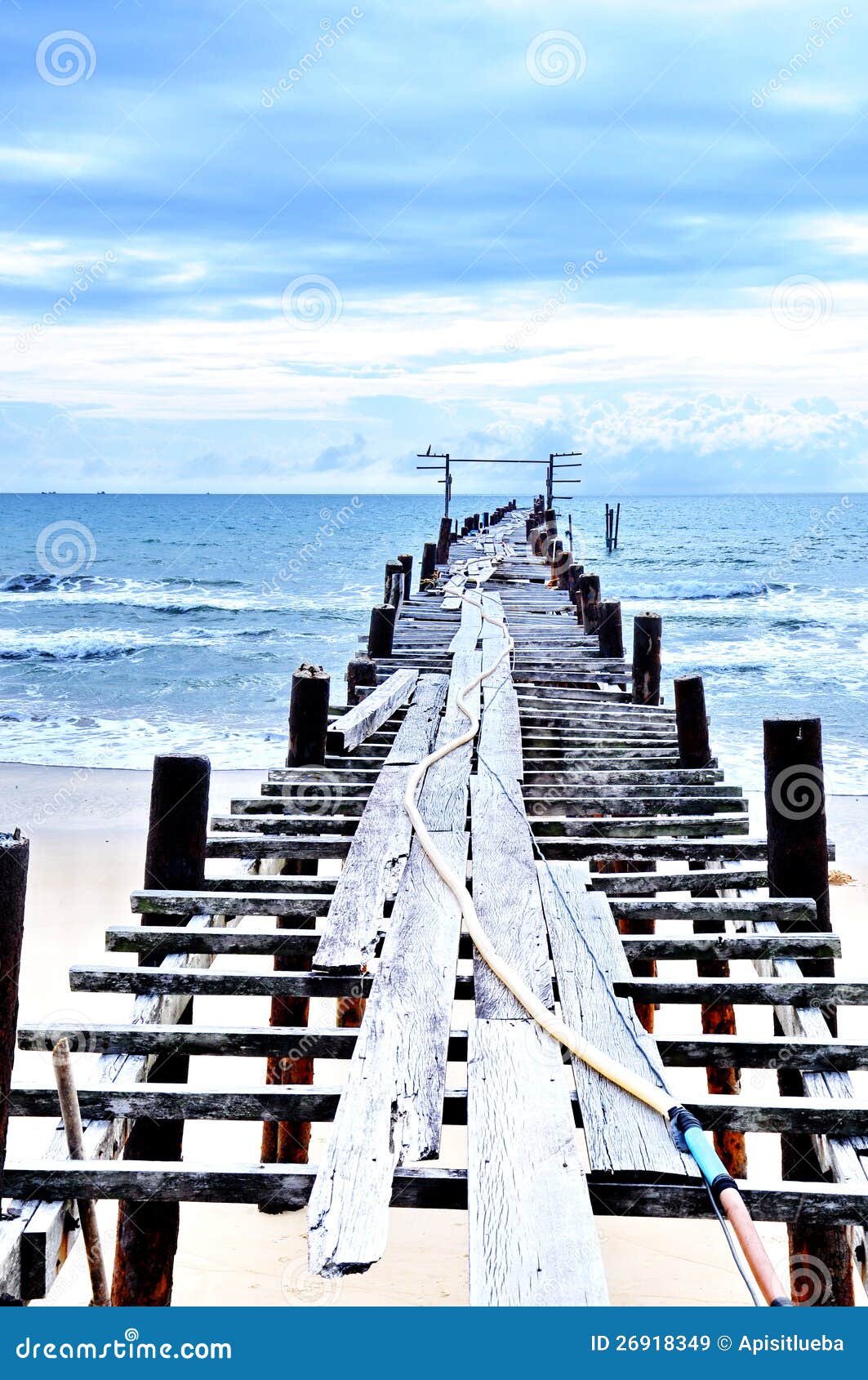 Old wooden bridge stock image. Image of lake, calm, bridge - 26918349
