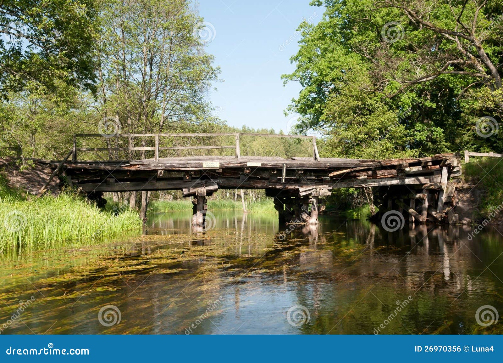 Old wooden bridge stock photo. Image of outdoors, bridge - 26970356
