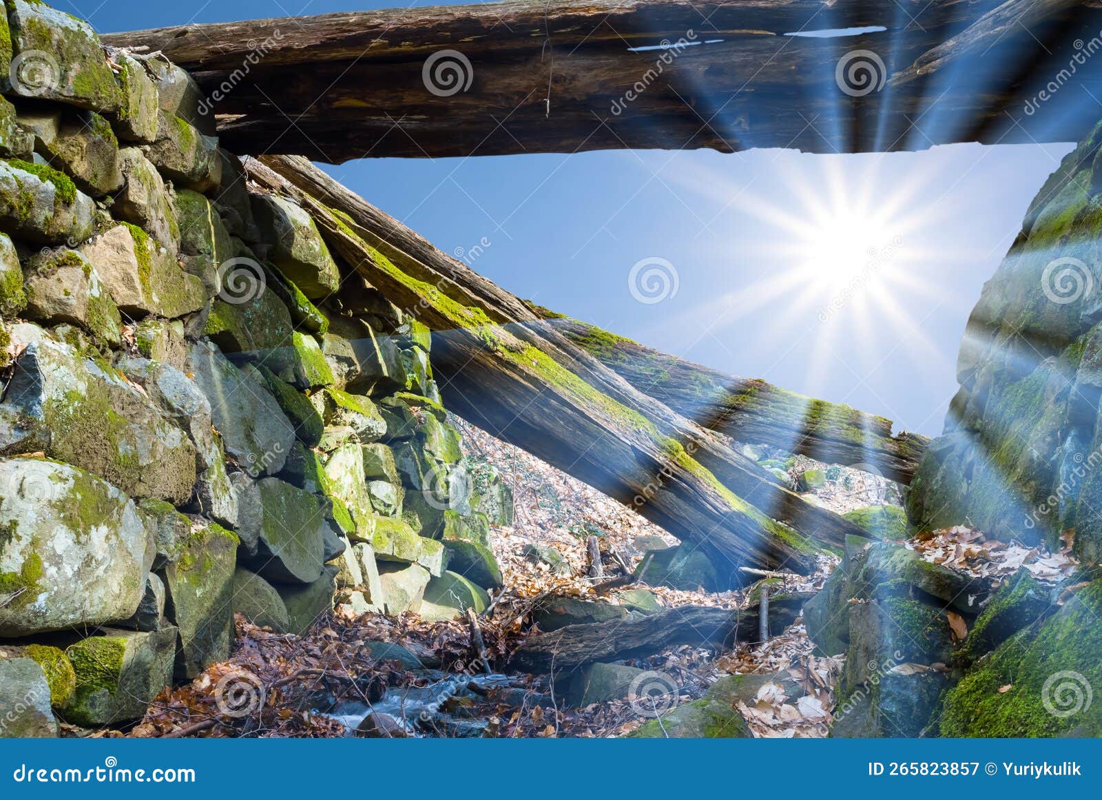 Wooden Bridge in Light of Sparkle Sun Stock Image - Image of road ...