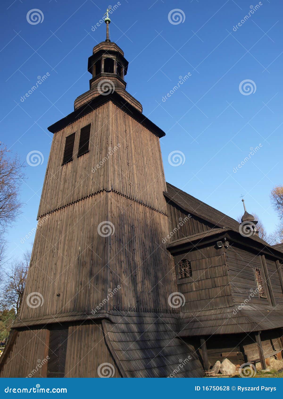 Old wooden Catholic church stock photo. Image of devotion - 16750628