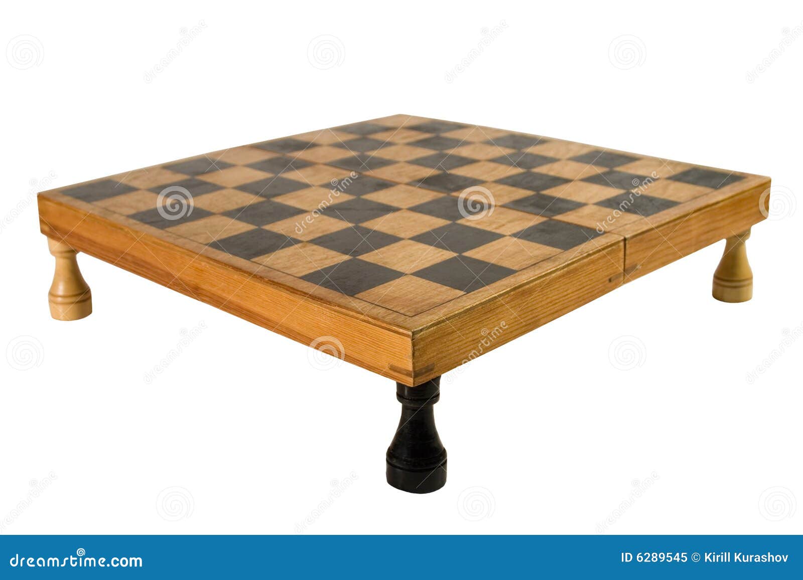 Old Wooden Chessboard Resting Upon The Rooks Royalty-Free Stock Photo ...