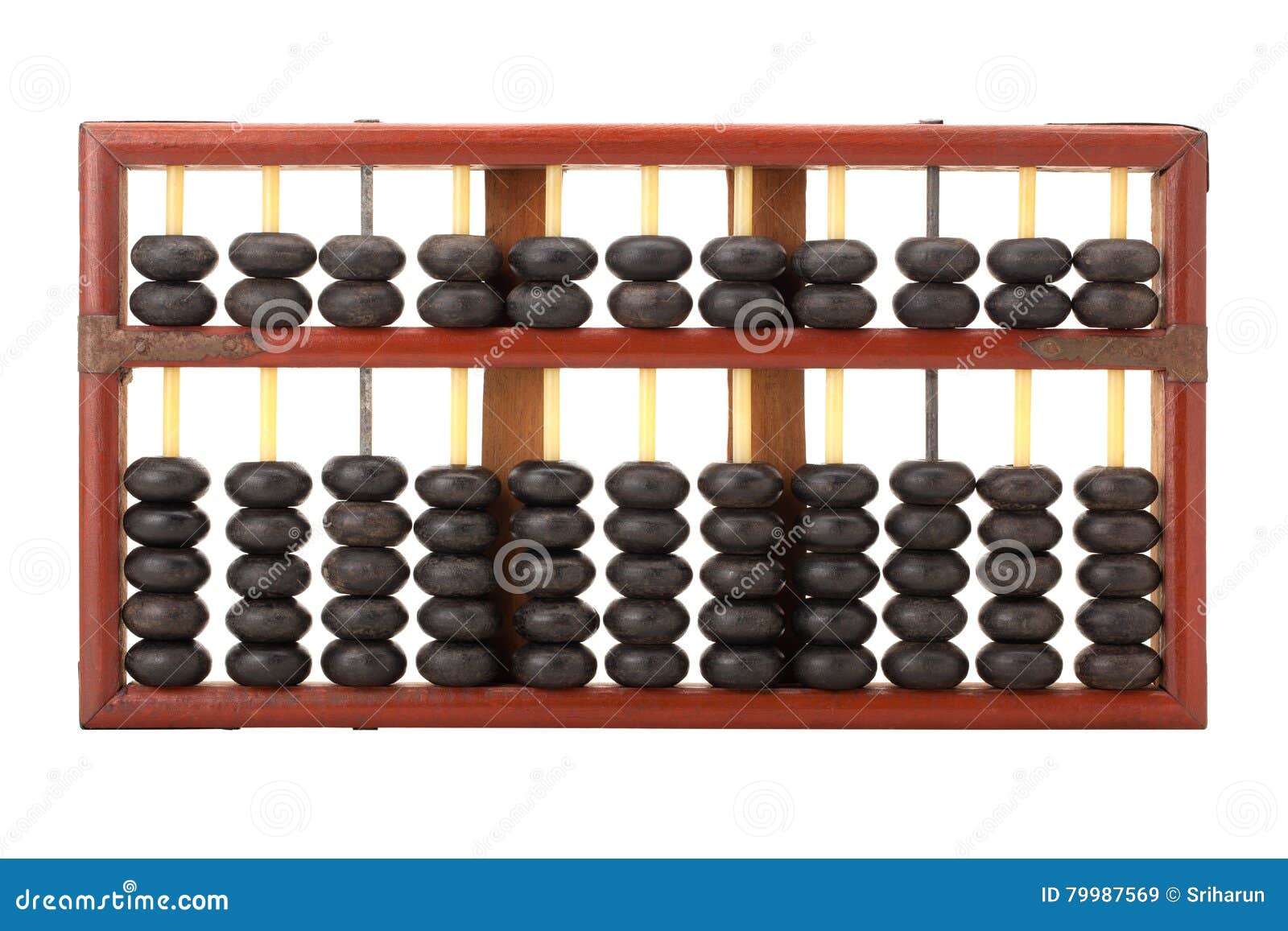 Old wooden chinese abacus stock image. Image of accounting - 79987569