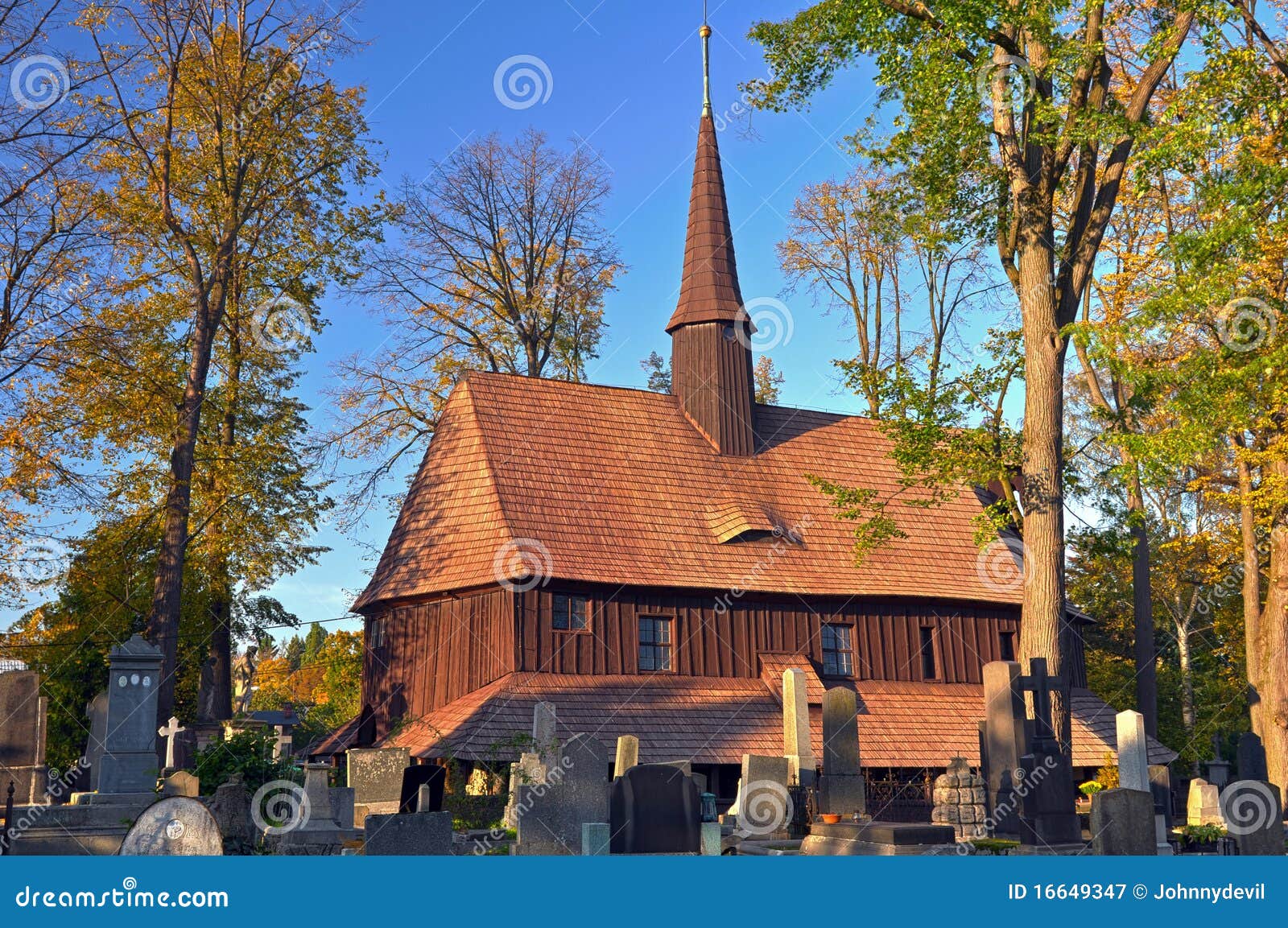 Old Wooden Church stock image. Image of europe, czech - 16649347