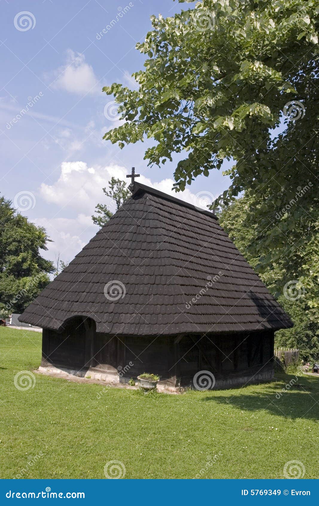 Old wooden church stock image. Image of construction, wood - 5769349