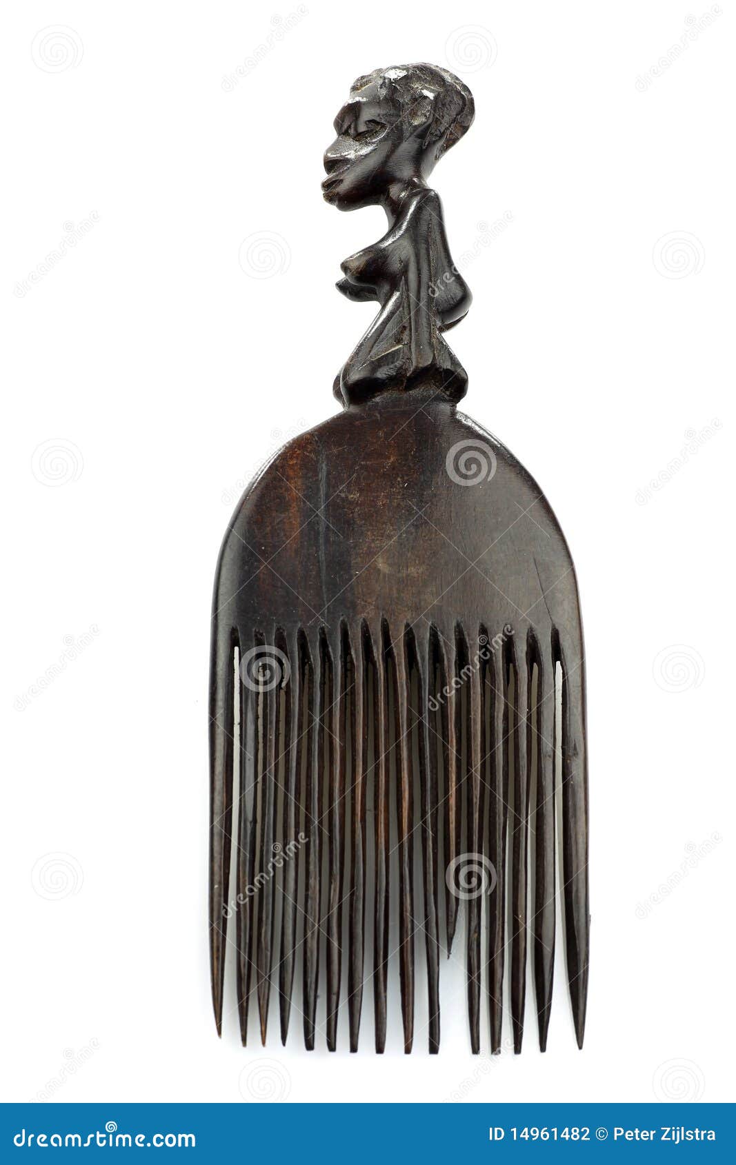 Old wooden comb stock photo. Image of isolated, vintage - 14961482