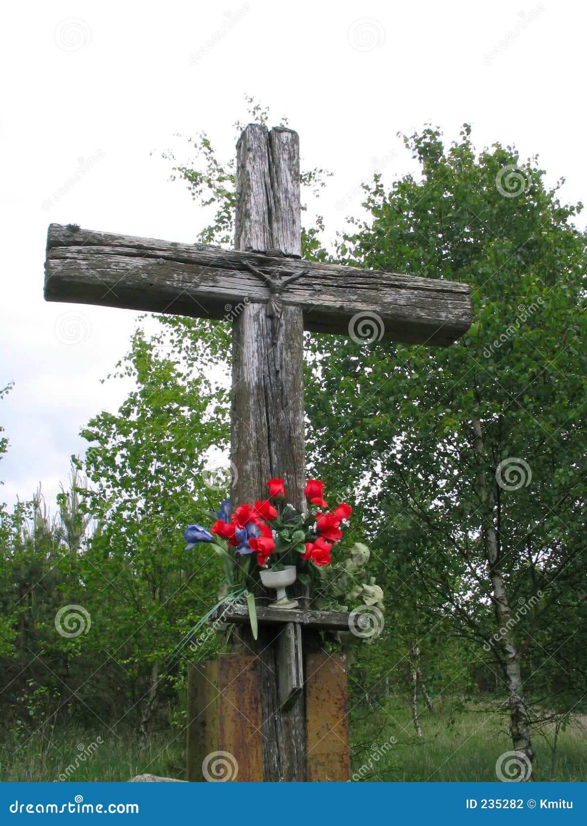 Old wooden cross #3 stock photo. Image of sacrosanct, figurine - 235282