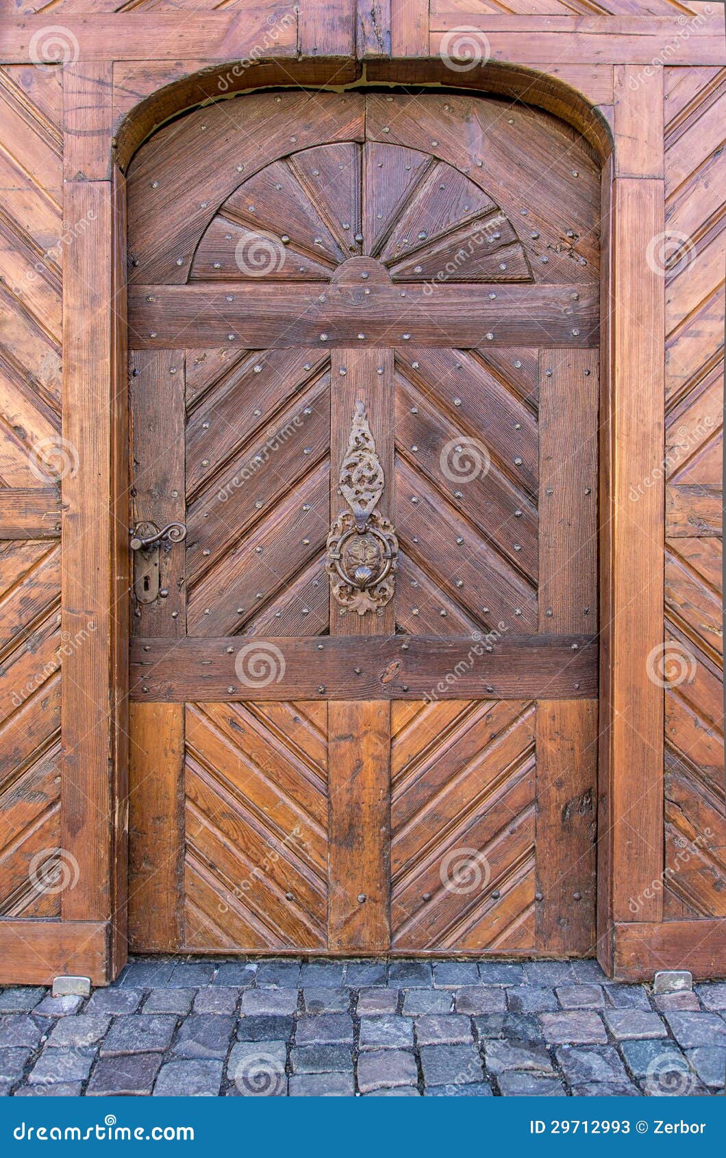 Old wooden door stock image. Image of antique, entrance - 29712993