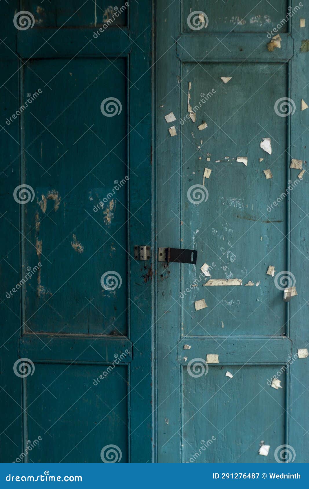 Old Wooden Door Front View. Stock Image - Image of outside, antique ...