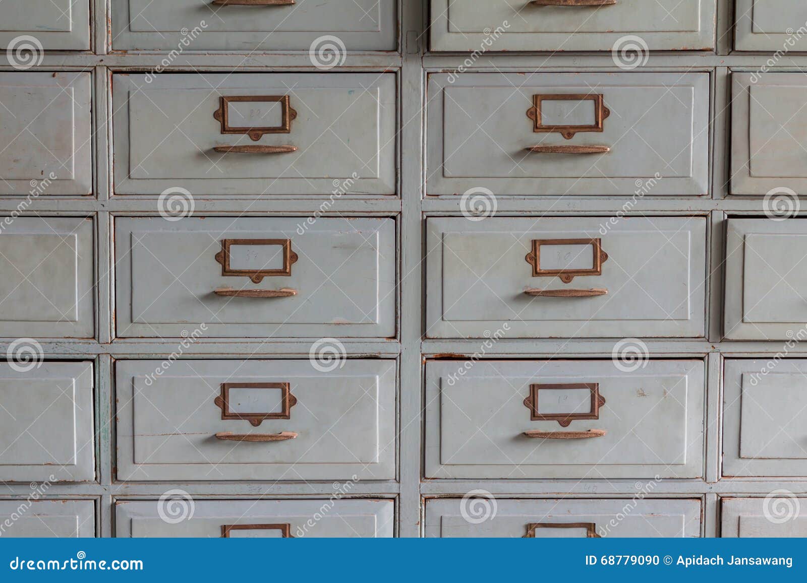 Old Wooden Drawers for Storage. Stock Photo - Image of wooden, herb ...