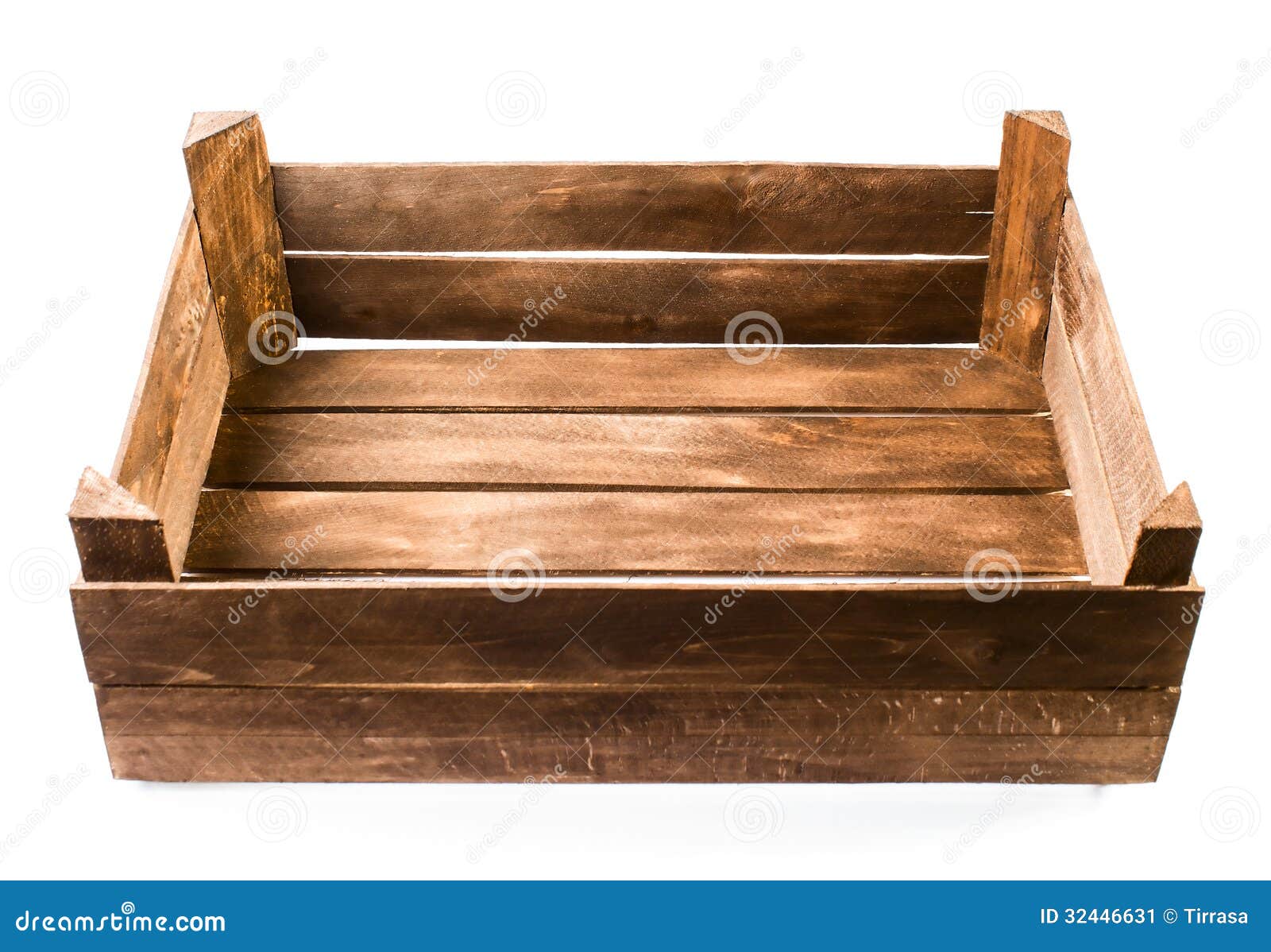 Old wooden empty box stock image. Image of freight, conservation - 32446631