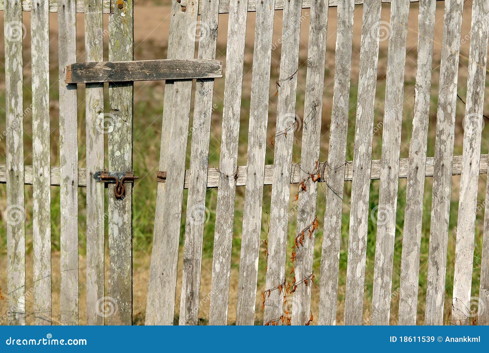 Old wooden fence stock image. Image of pattern, construction - 18611539