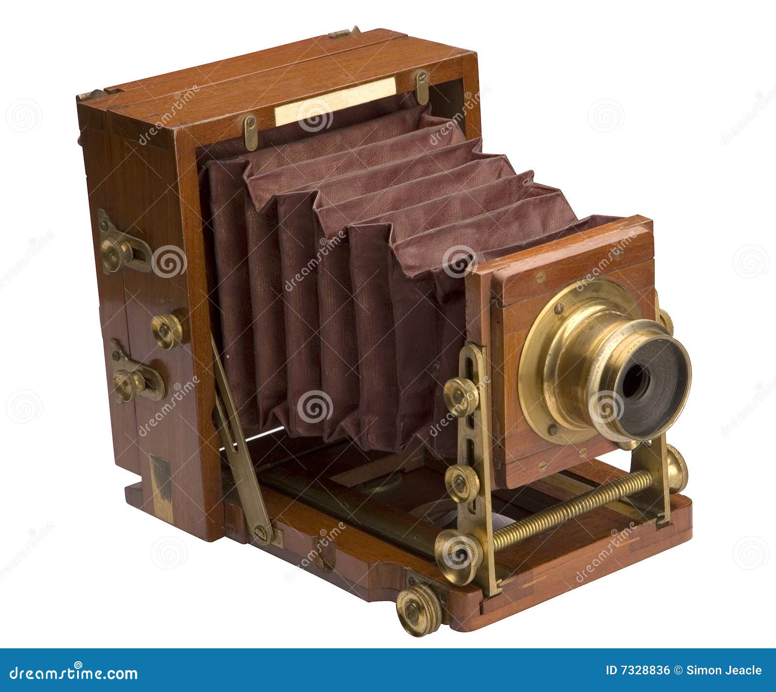 Old Wooden Field Camera stock photo. Image of film, dome - 7328836
