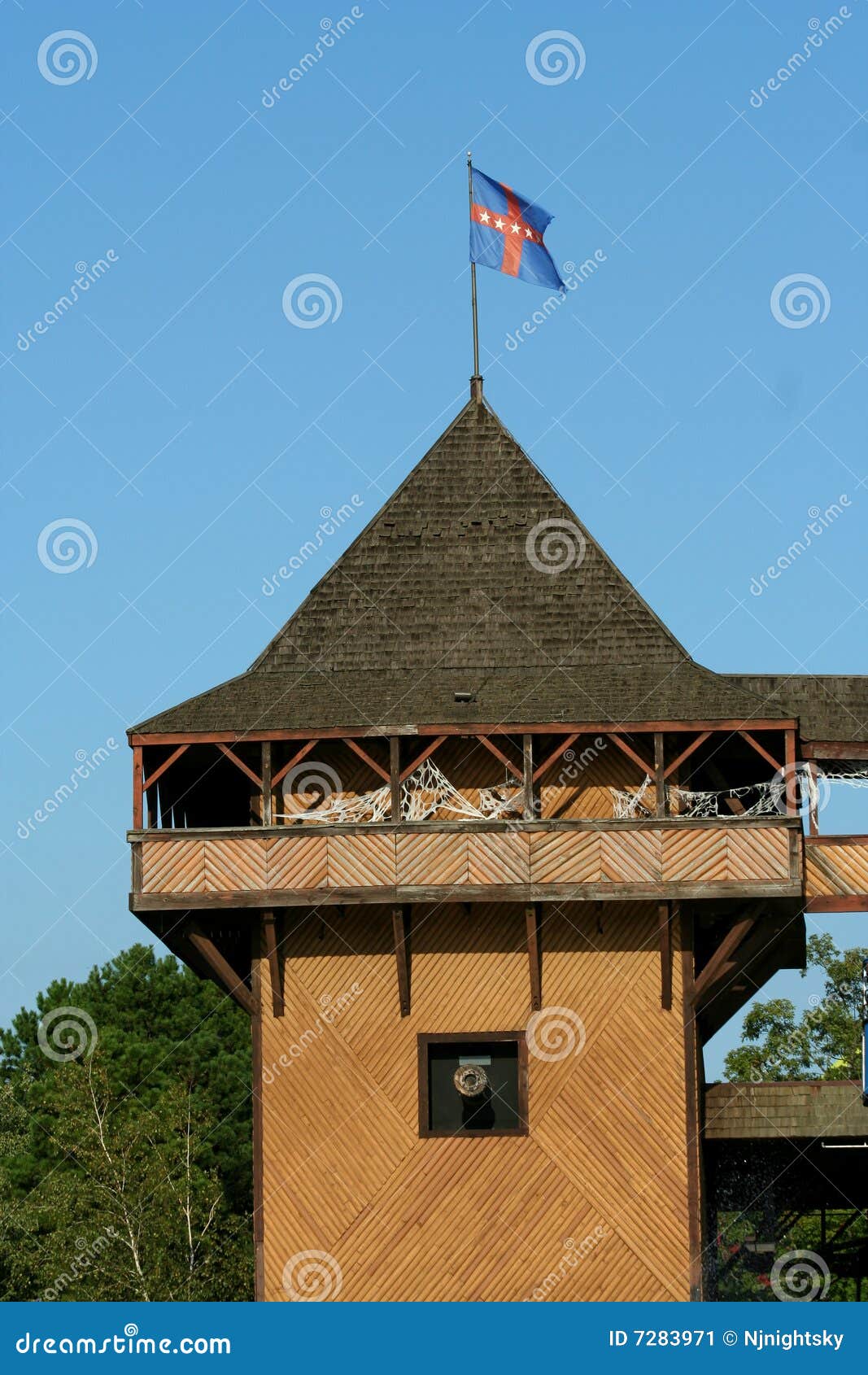 Old wooden fort stock image. Image of vintage, fashioned - 7283971