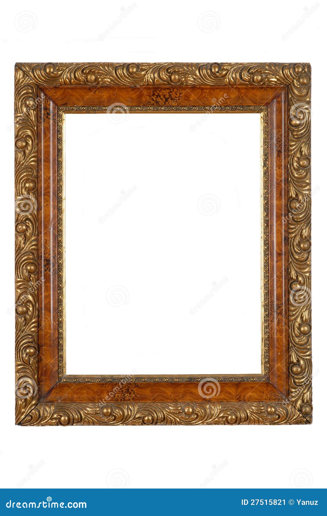 Old wooden frame . stock image. Image of frame, retro - 27515821
