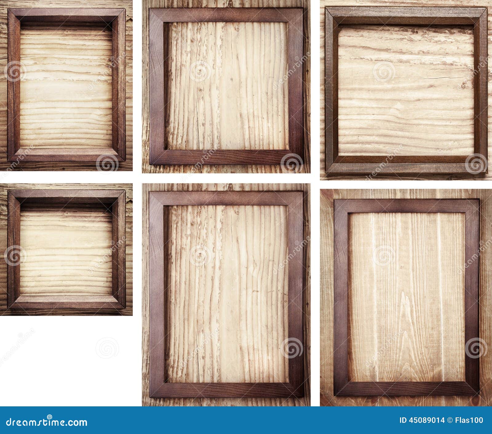 Old Wooden Frames on Wood Background Stock Photo - Image of decorate ...