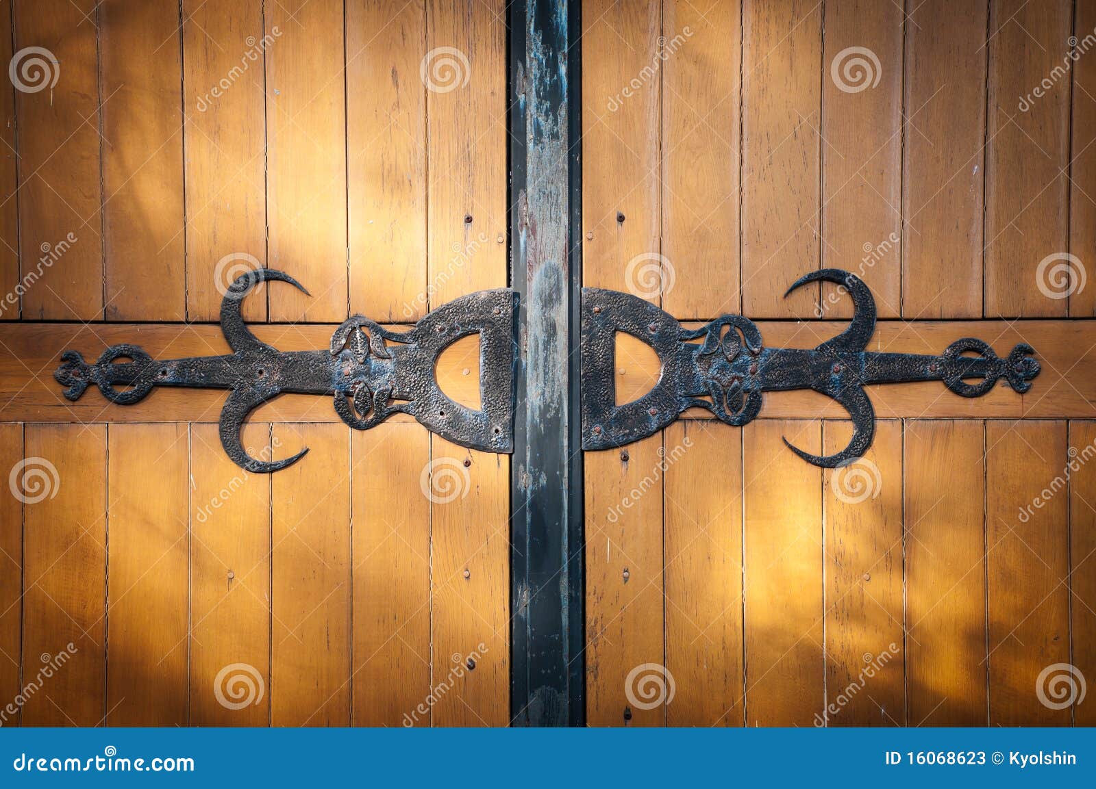 Wooden Gate Of A Medieval Castle Royalty-Free Stock Photography ...