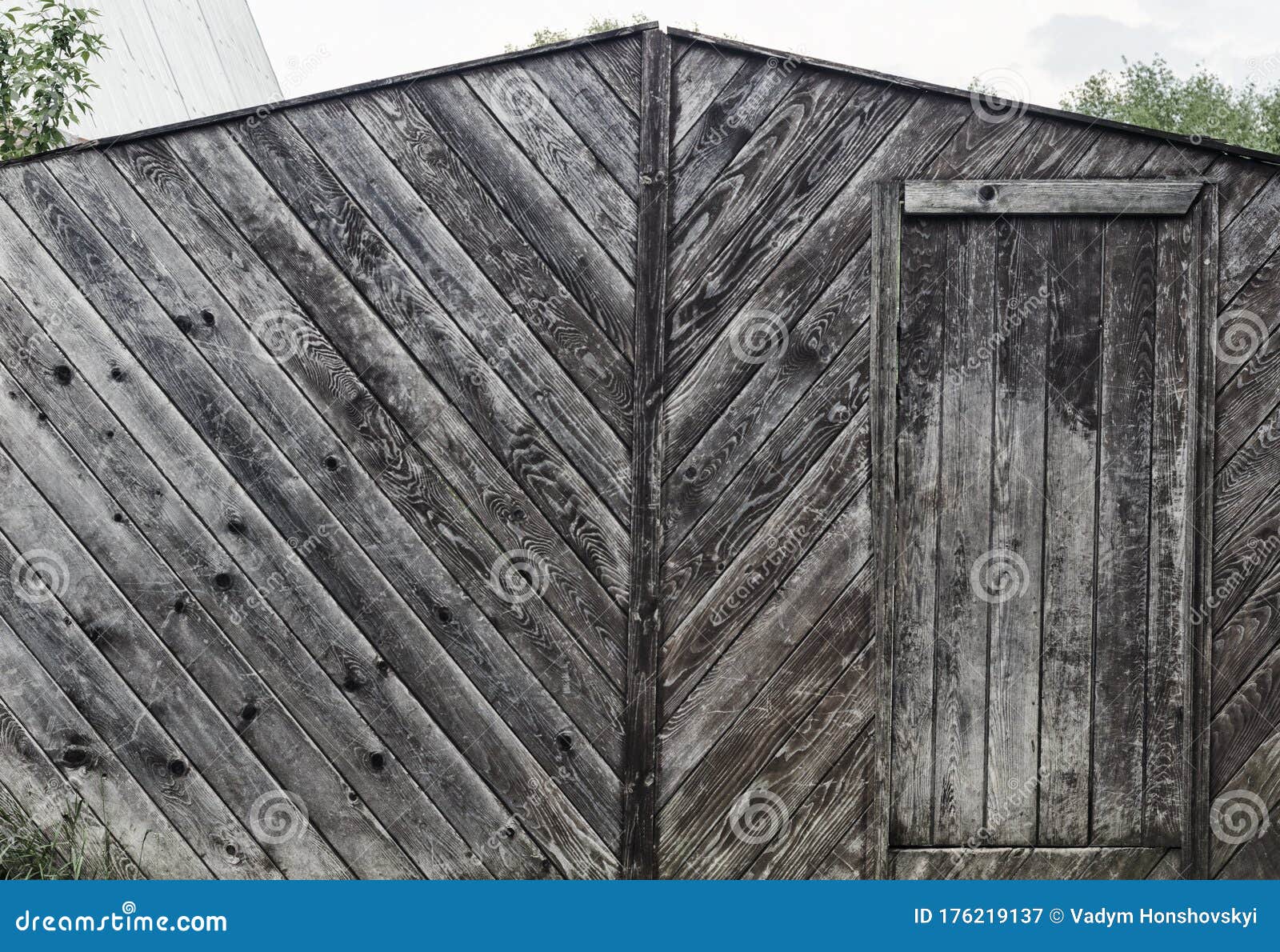 Old Wooden Gate with a Beautiful Texture Stock Image - Image of rustic ...