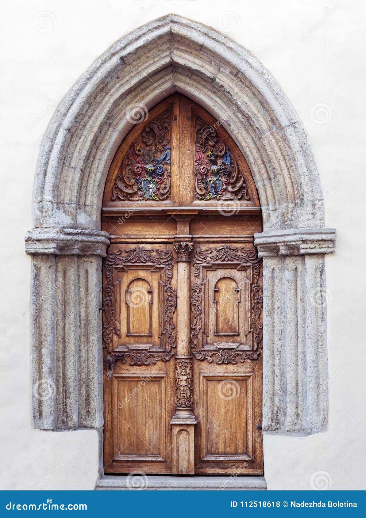 Old medieval gate stock photo. Image of ancient, building - 112518618