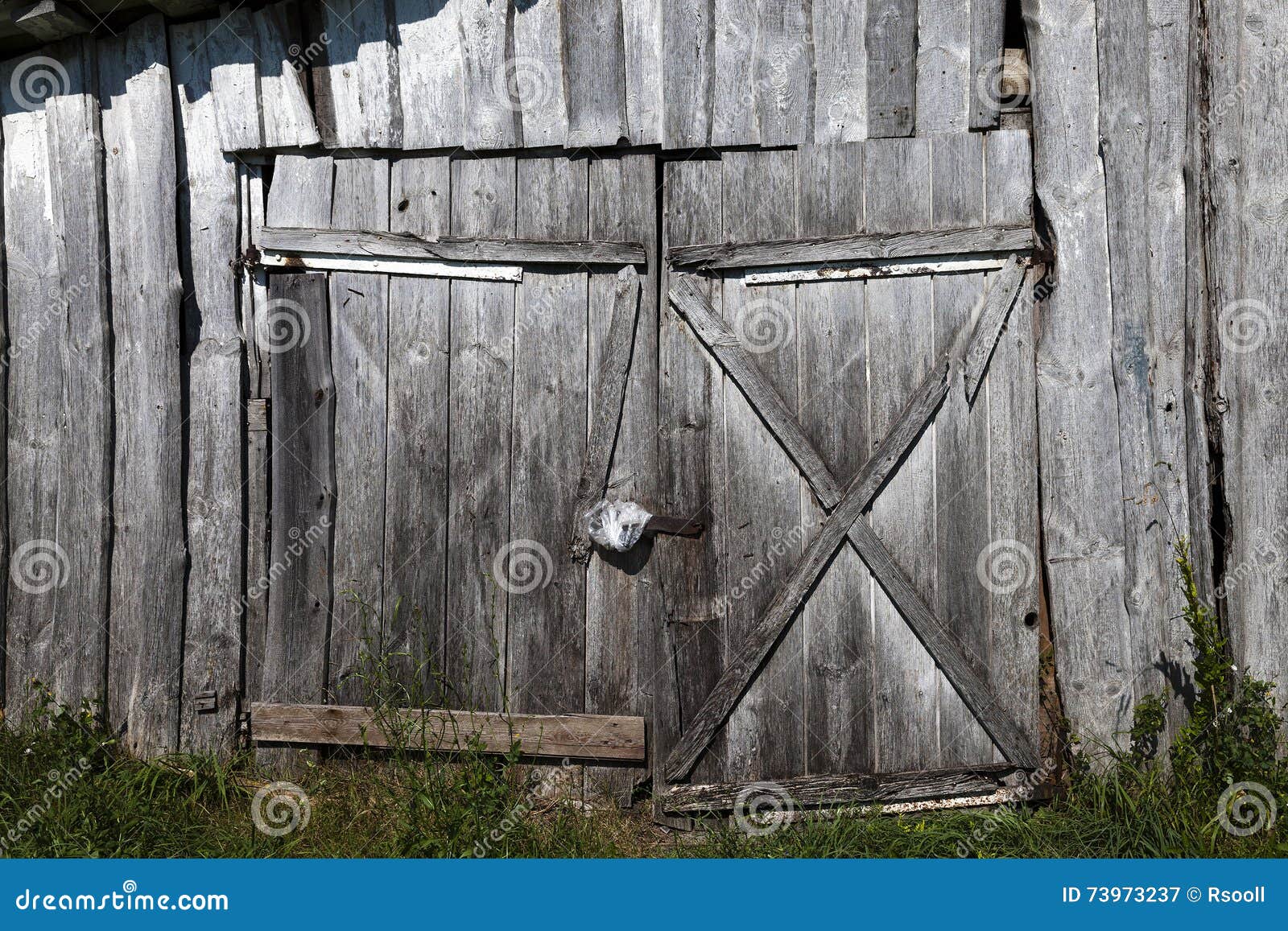 Old wooden gate stock image. Image of closeup, brown - 73973237