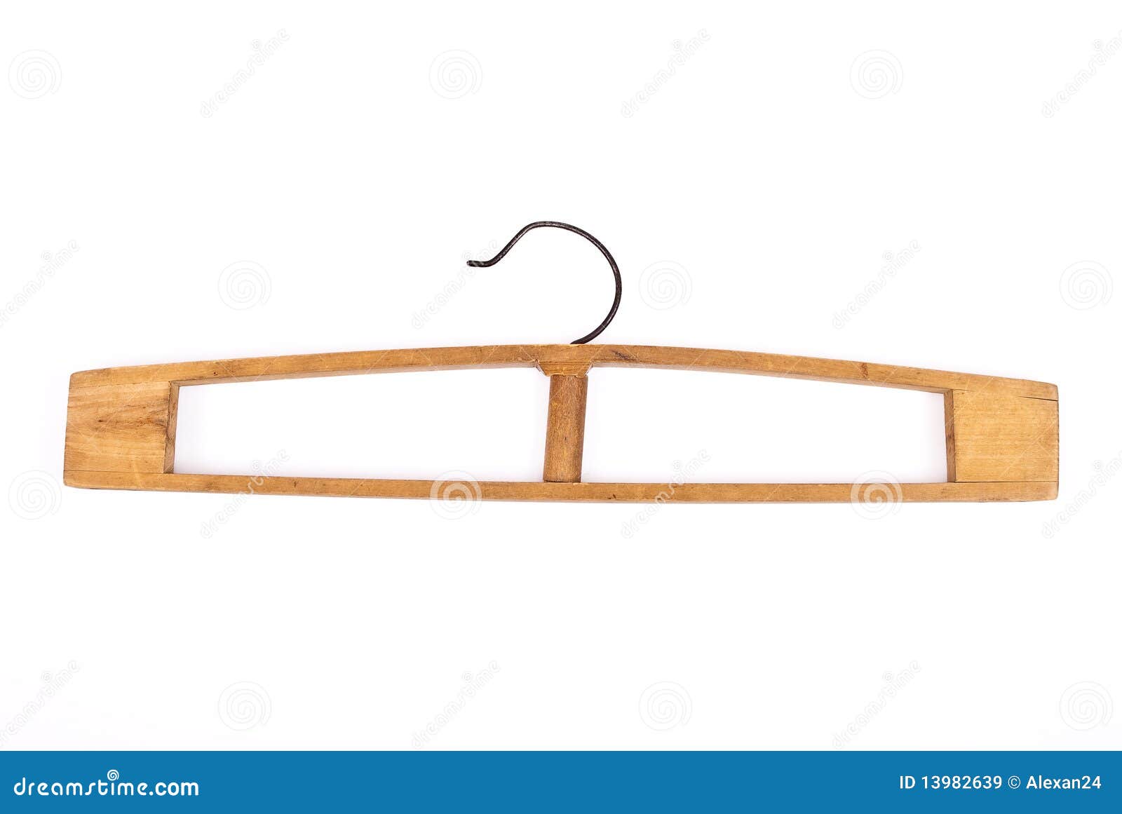 Old wooden hanger stock image. Image of clothing, jacket - 13982639