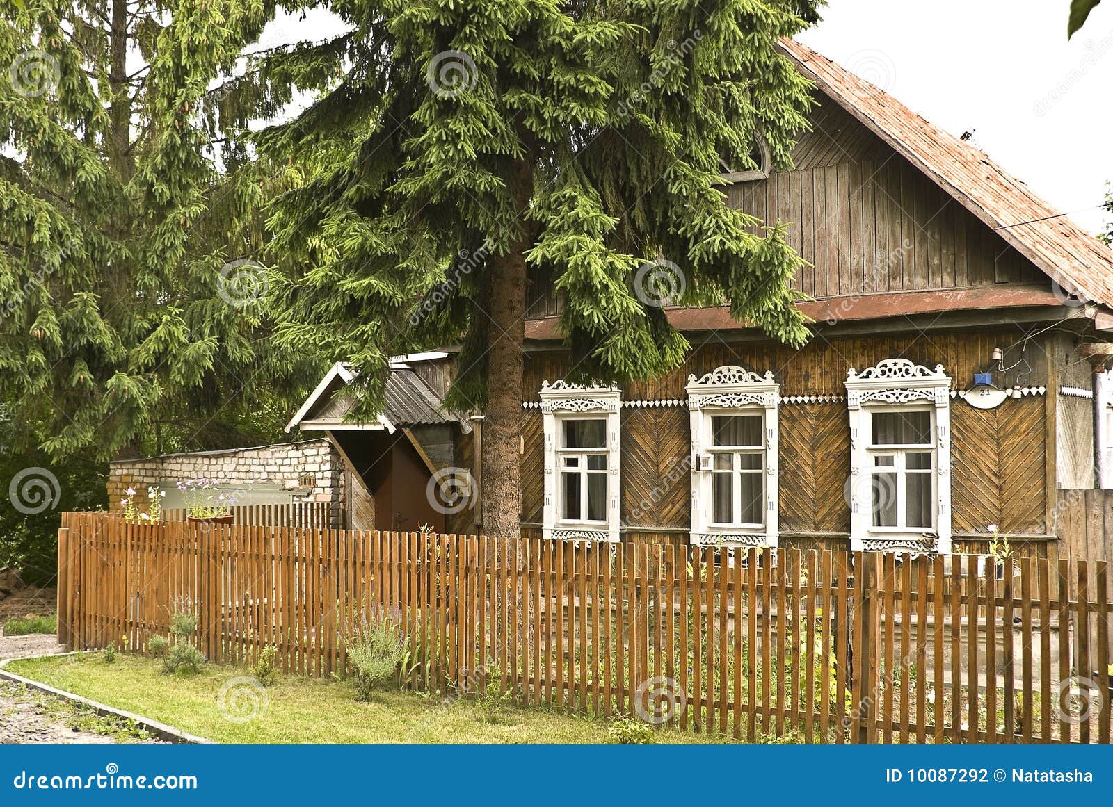 Old wooden house stock photo. Image of habitation, city - 10087292