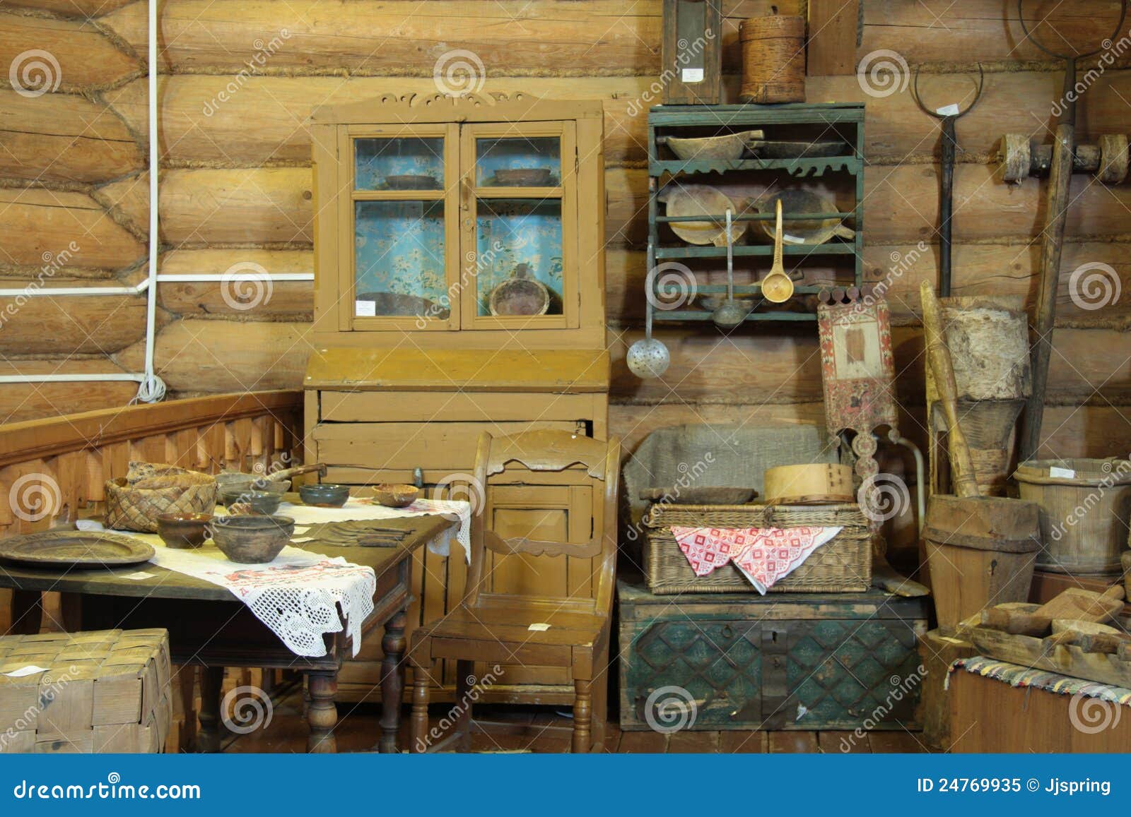 Old Wooden House Interior editorial image. Image of home - 24769935
