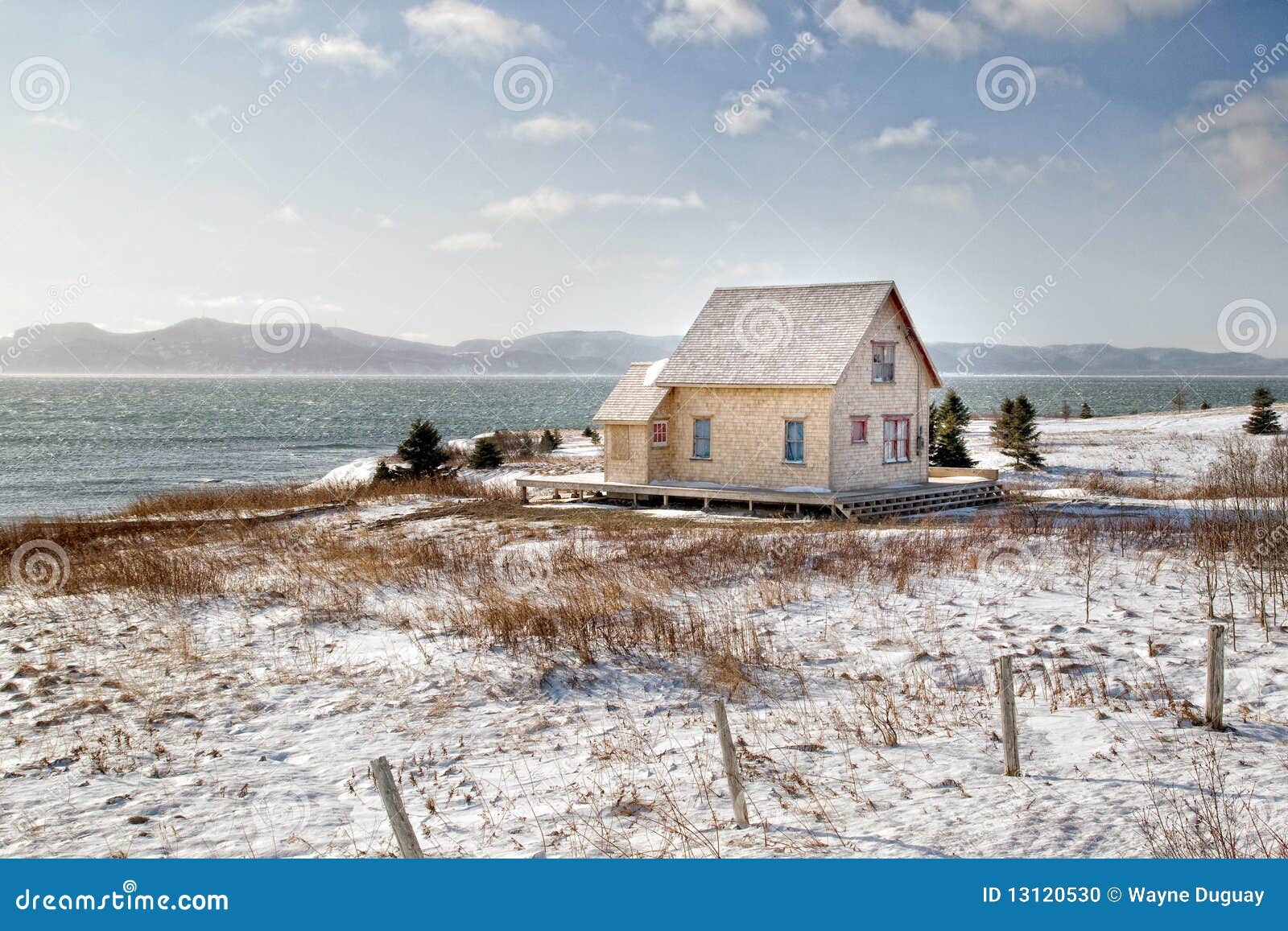 Old Wooden House by the Sea Stock Photo - Image of coast, winter: 13120530