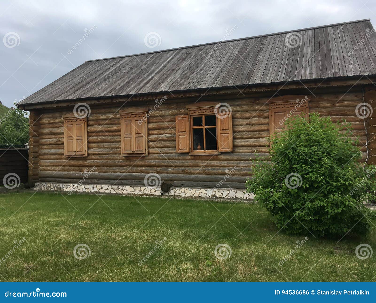 Old Wooden House, Which is in a Rural Location Stock Photo - Image of ...