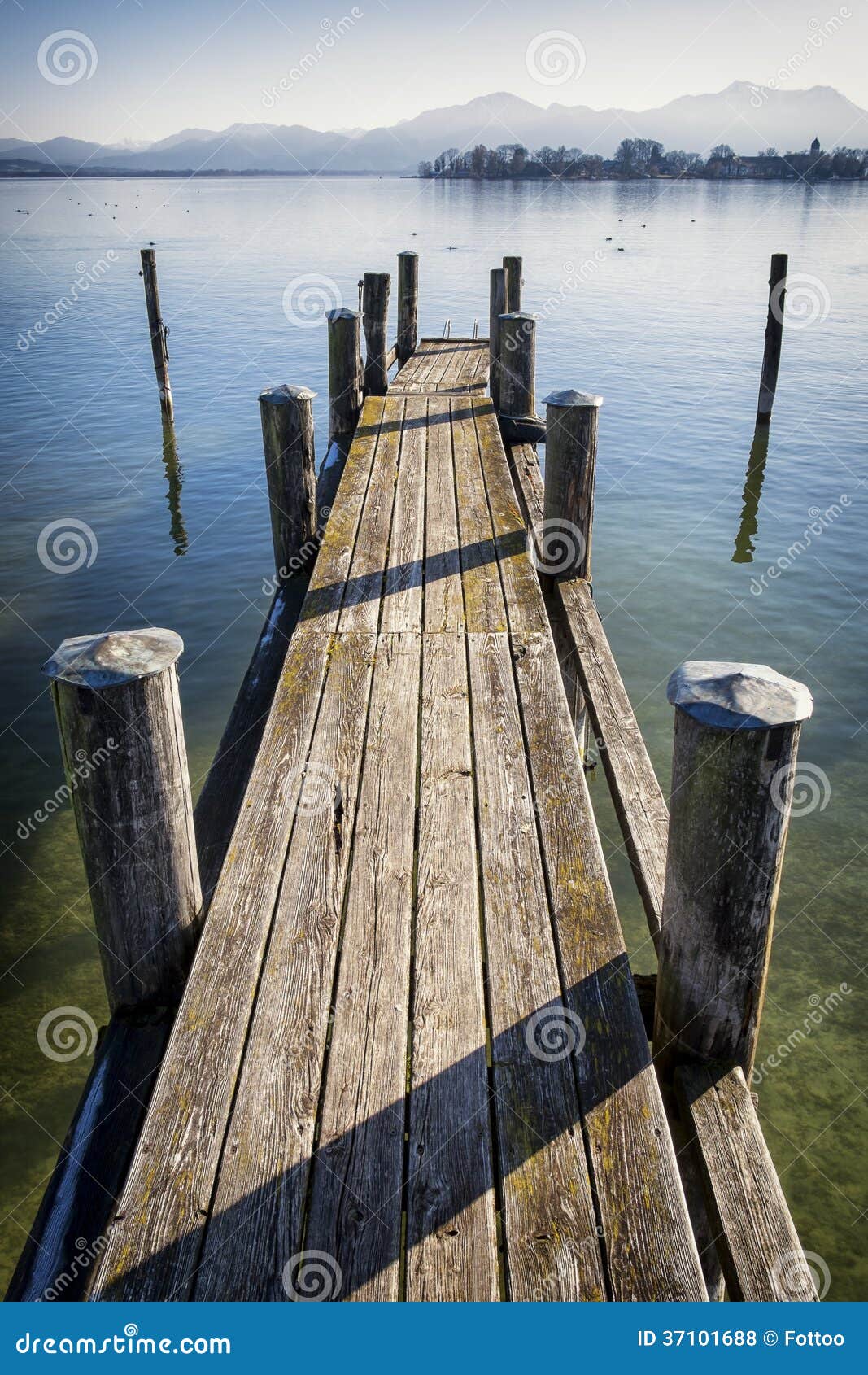 Old wooden jetty stock photo. Image of lake, peaceful - 37101688