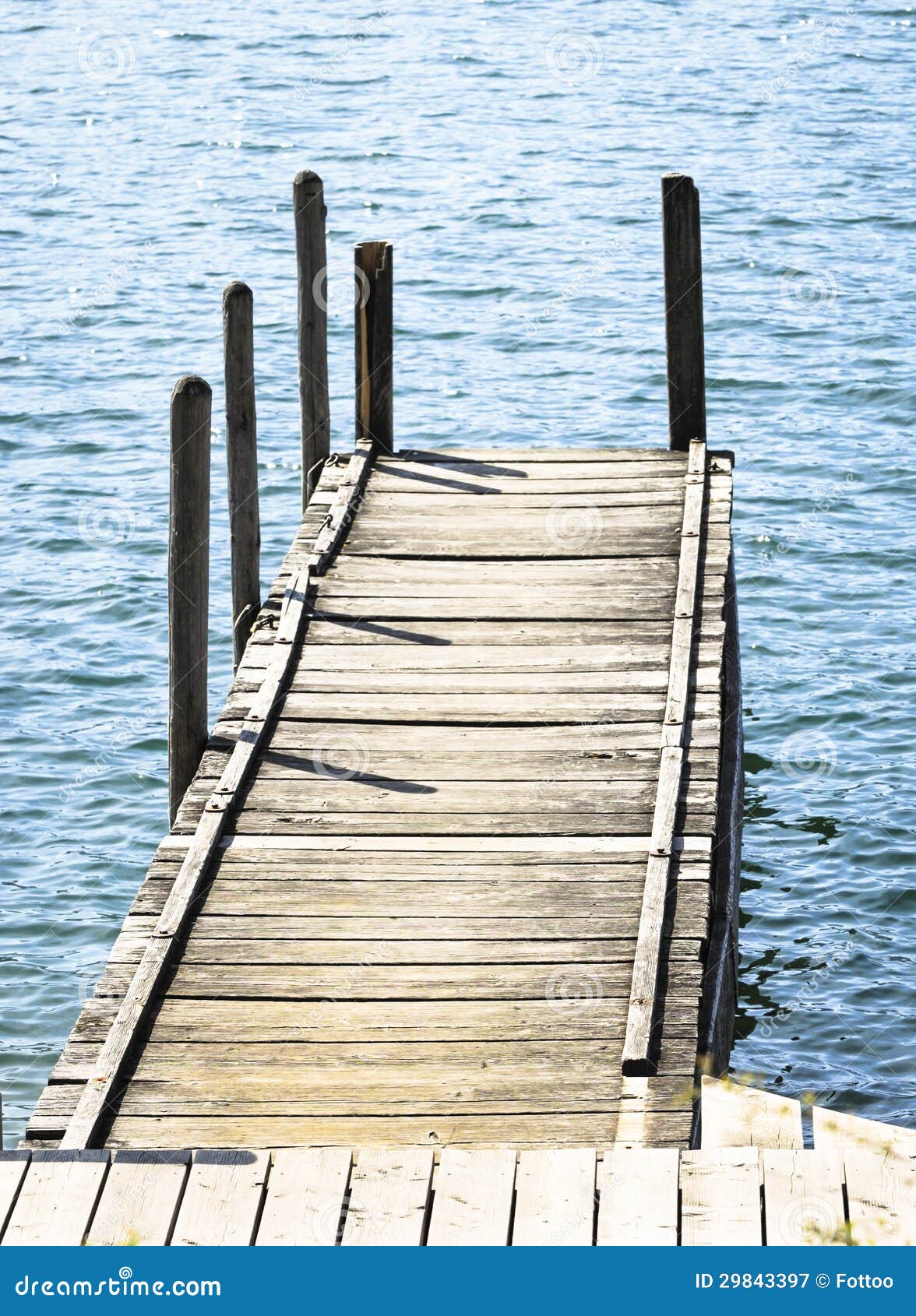 Old wooden jetty stock image. Image of perspective, striped - 29843397
