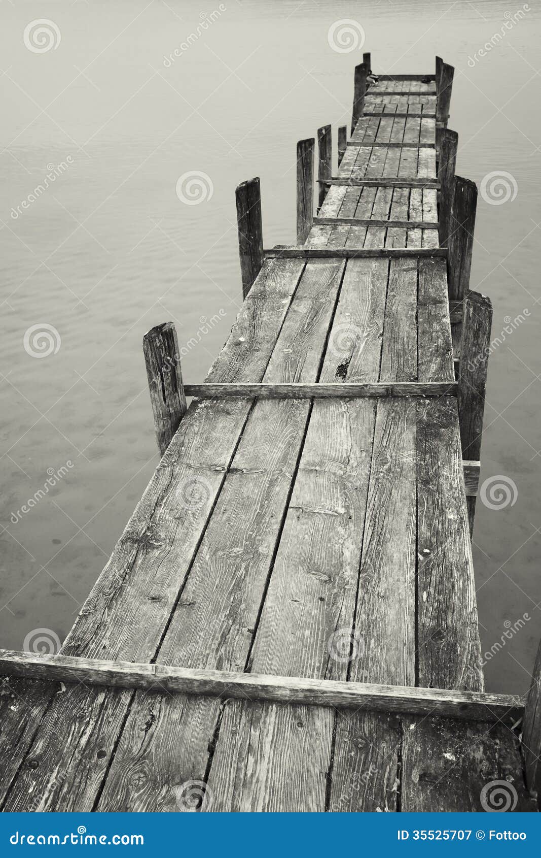 Old wooden jetty stock image. Image of striped, water - 35525707