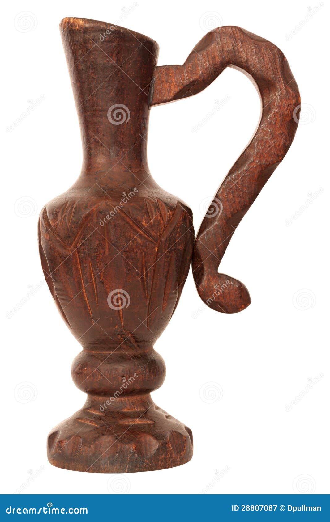 Old Wooden Jug stock image. Image of brown, traditional - 28807087