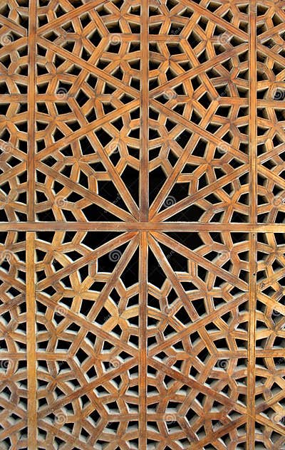 Old wooden latticework stock image. Image of iranian - 16311265
