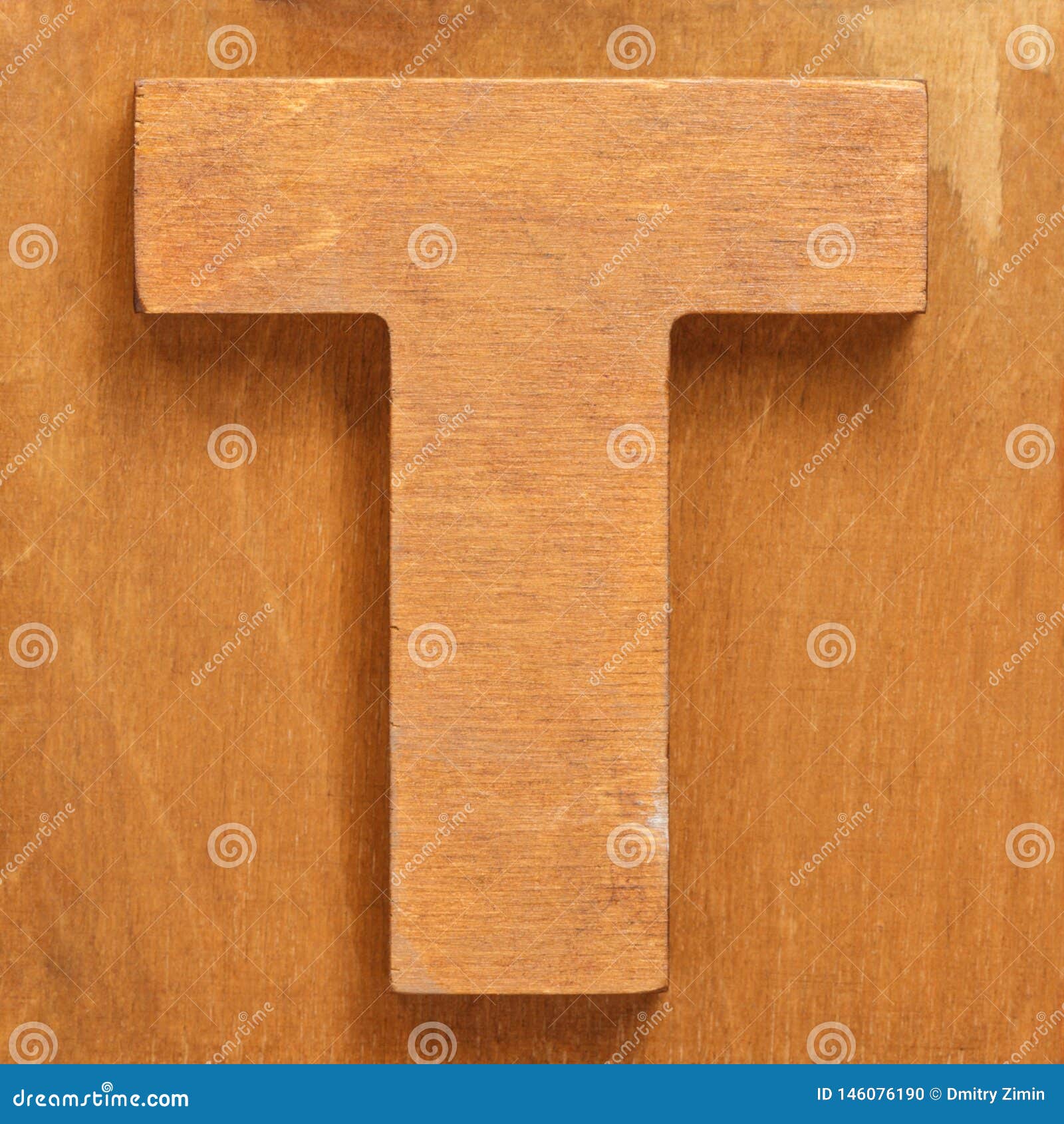 Wooden letter T stock photo. Image of aged, vintage - 146076190