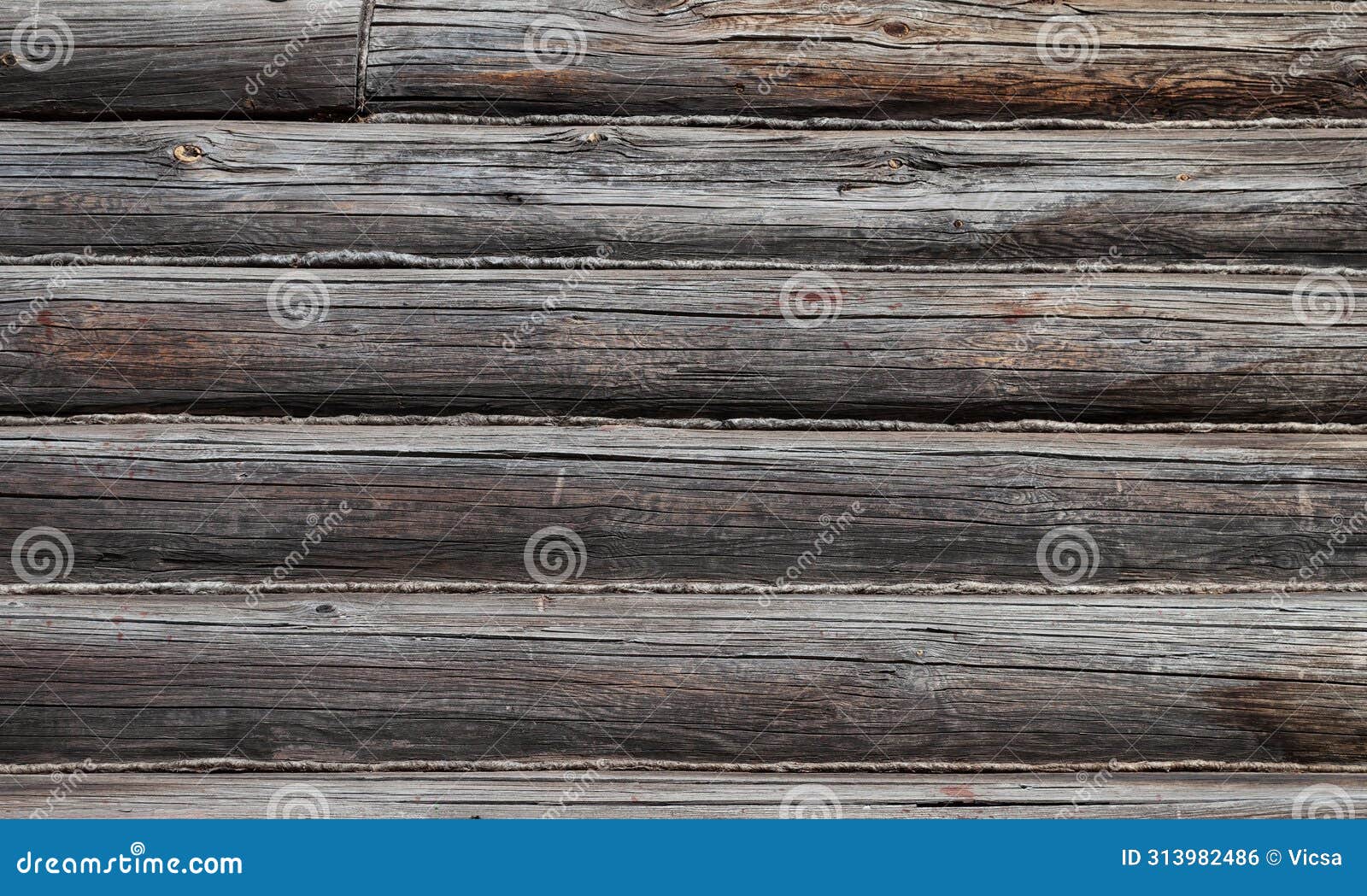 Old Wooden Log Wall Texture Stock Photo - Image of aged, texture: 313982486